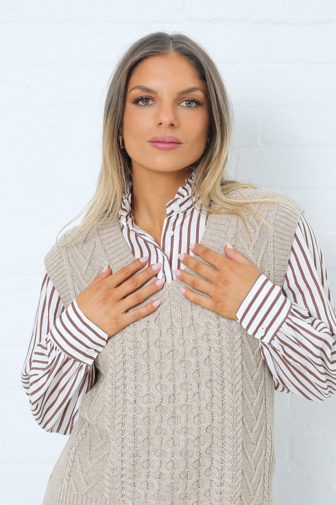 Knitwave Cable Vest