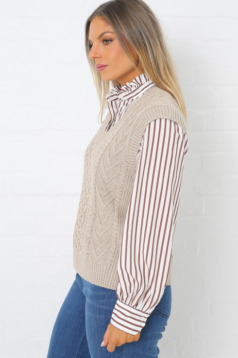 Knitwave Cable Vest